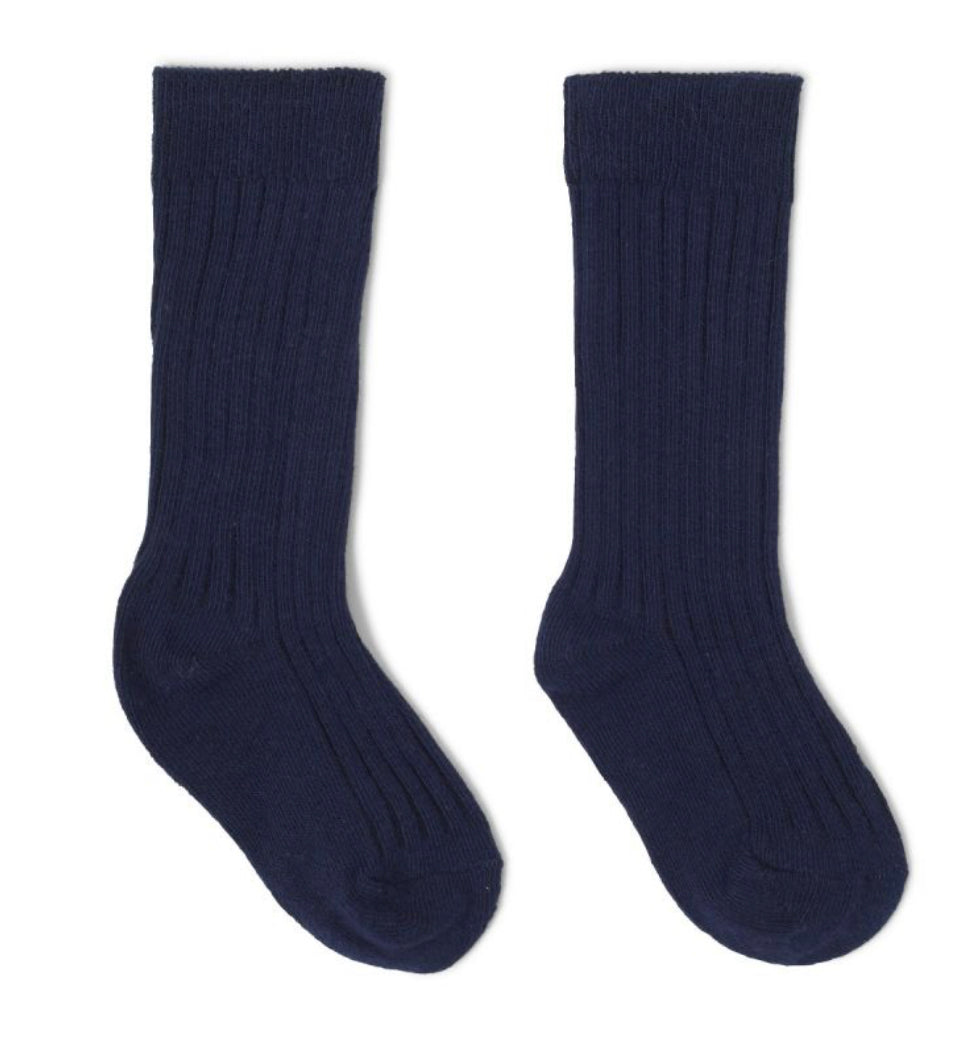 Boys Spanish navy knee high socks – Maguire Outlet